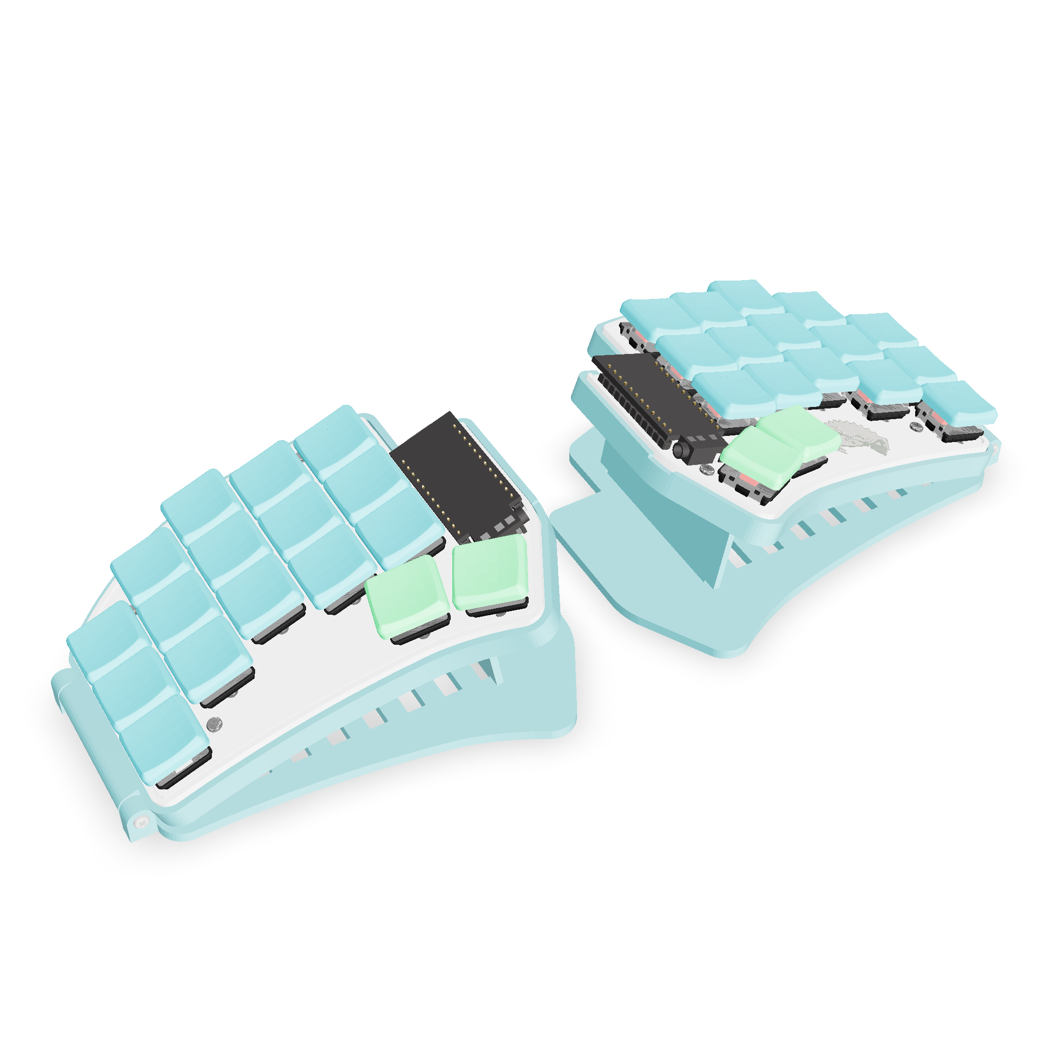 Custom Sweep Bling LP Keyboard