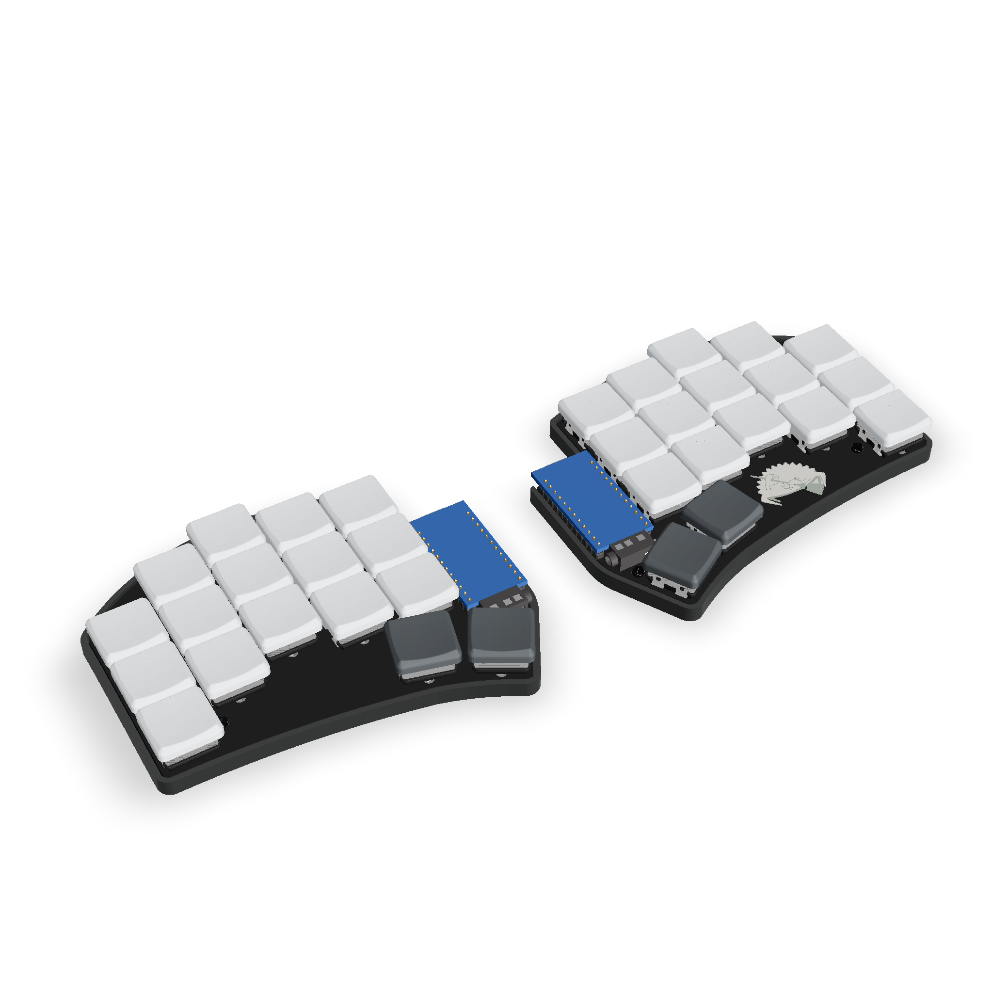 Custom Sweep Bling LP Keyboard