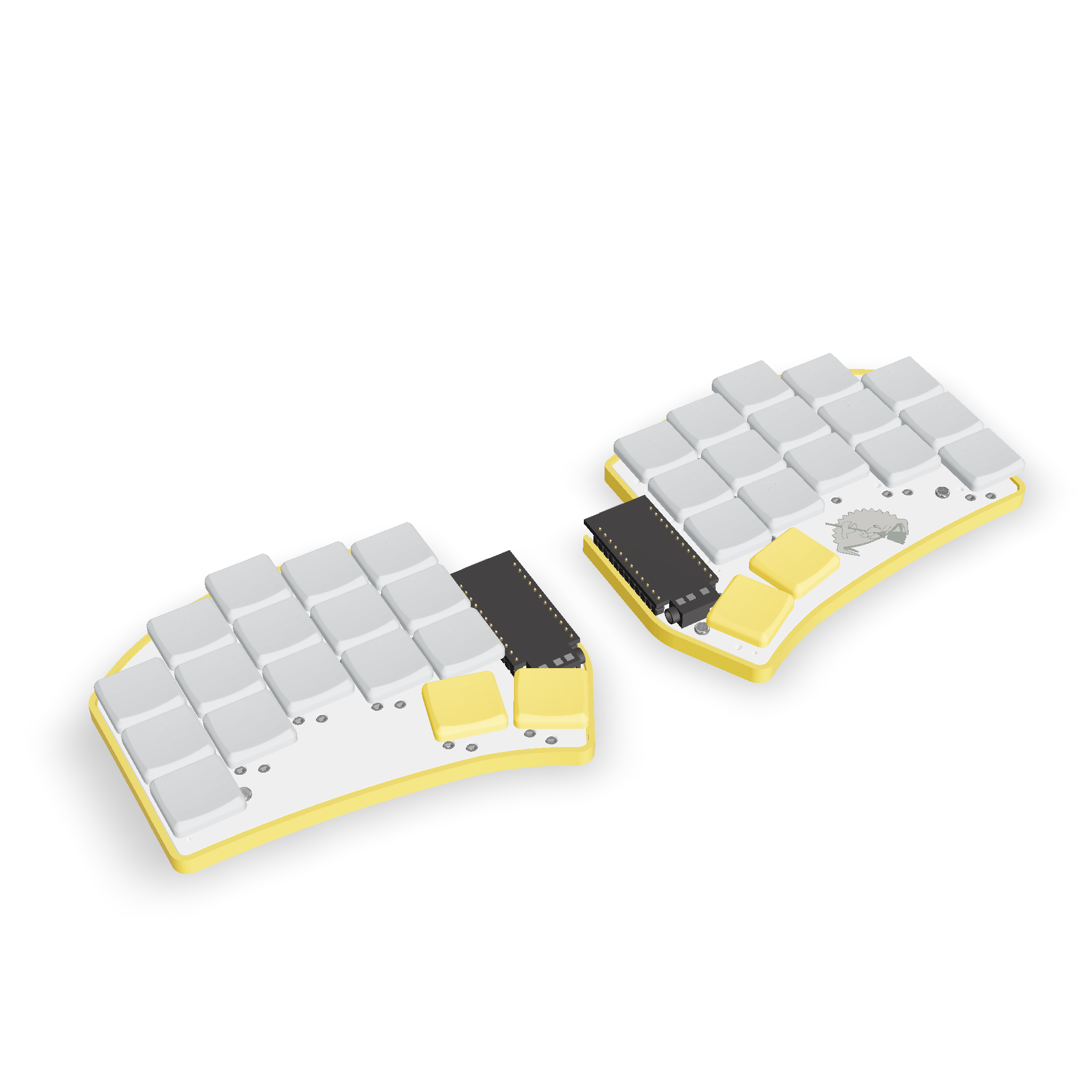 Custom Sweep Bling LP Keyboard