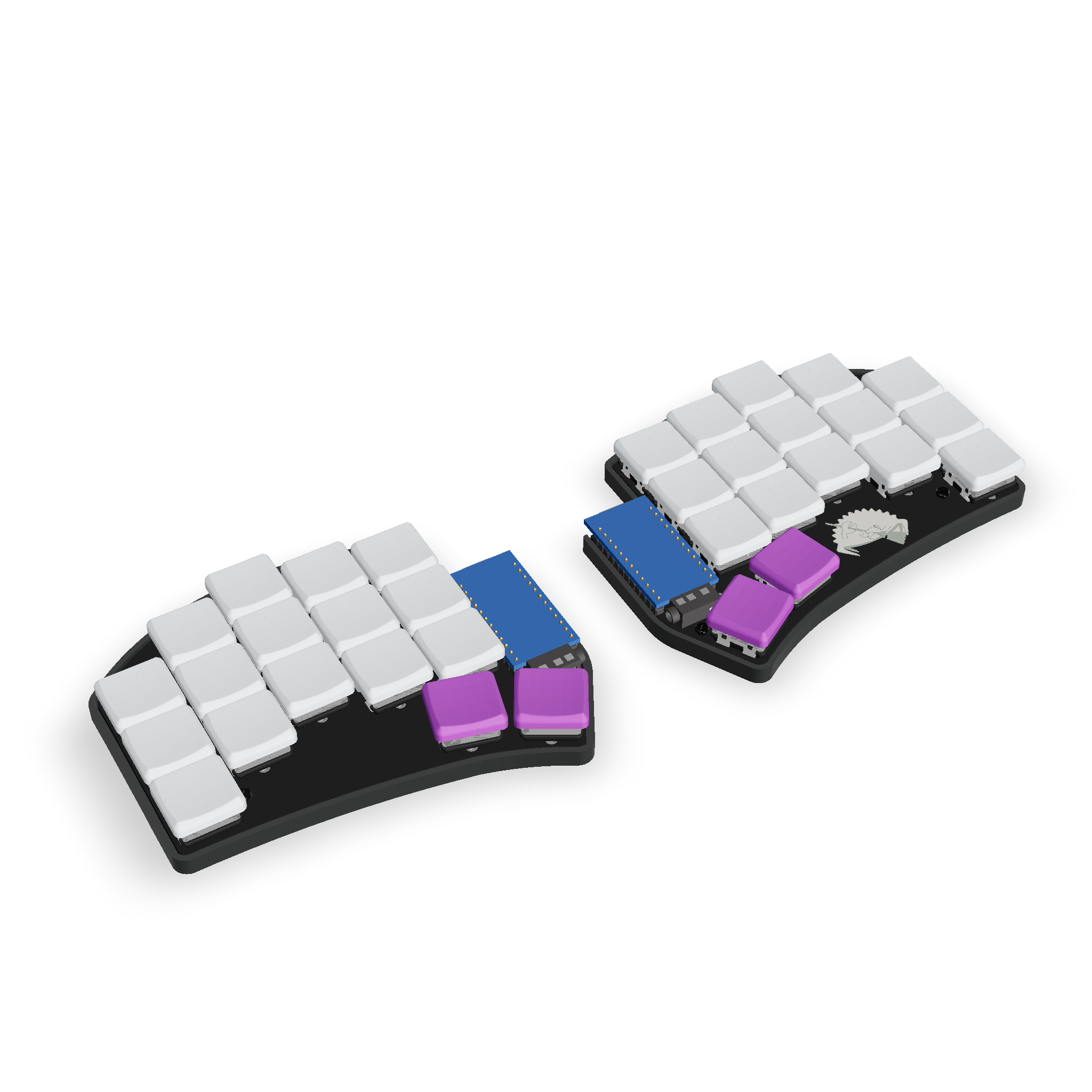 Custom Sweep Bling LP Keyboard