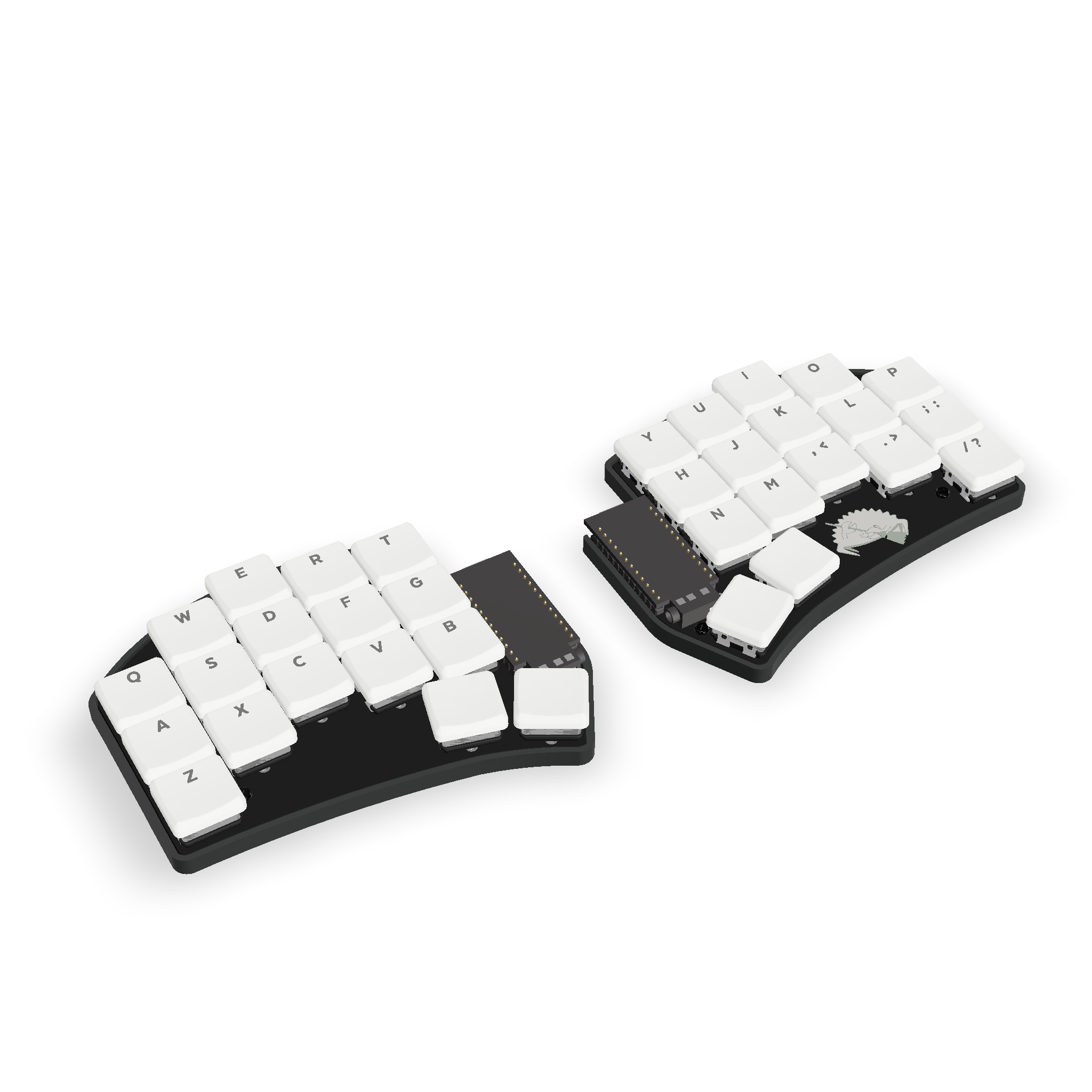 Custom Sweep Bling LP Keyboard