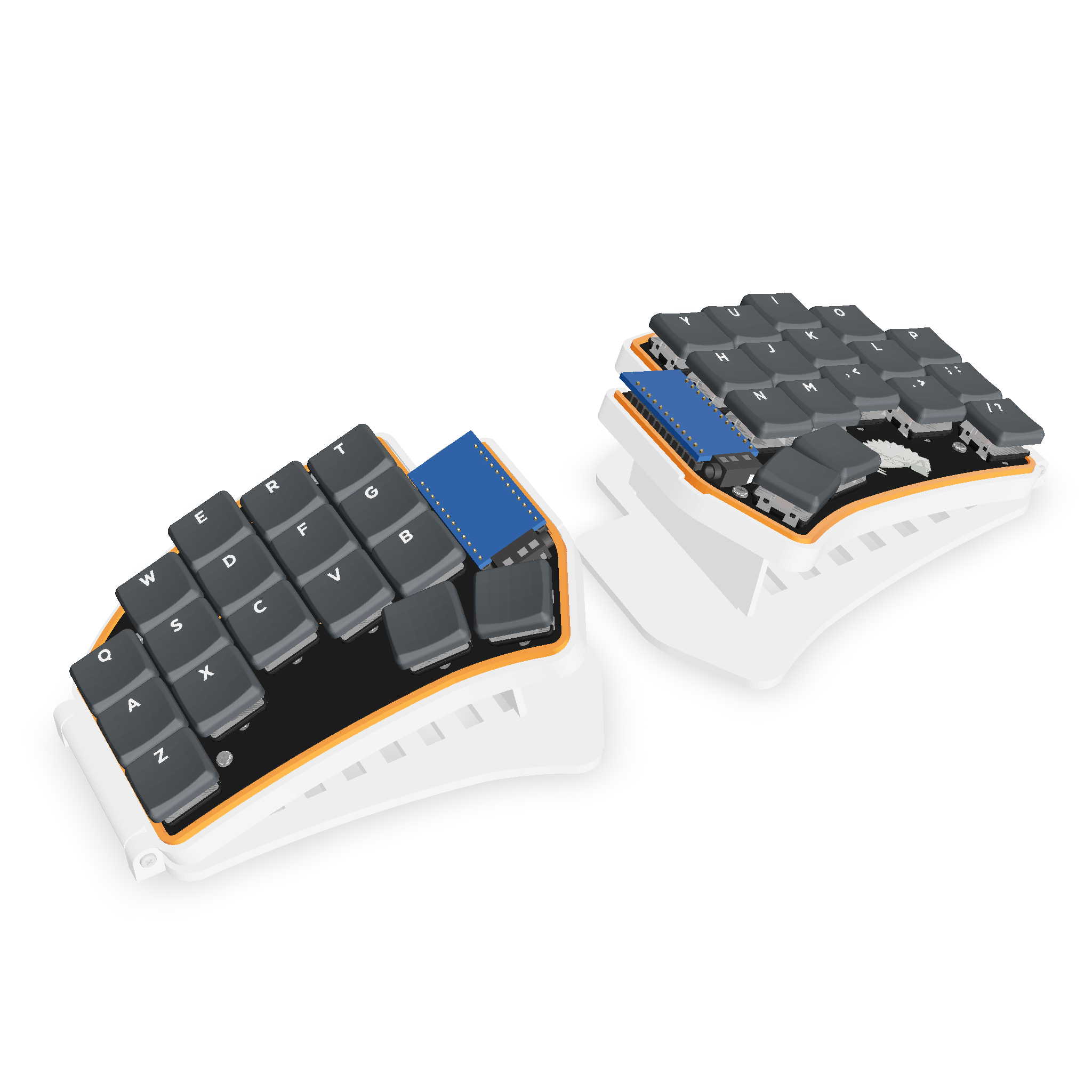 Custom Sweep Bling LP Keyboard