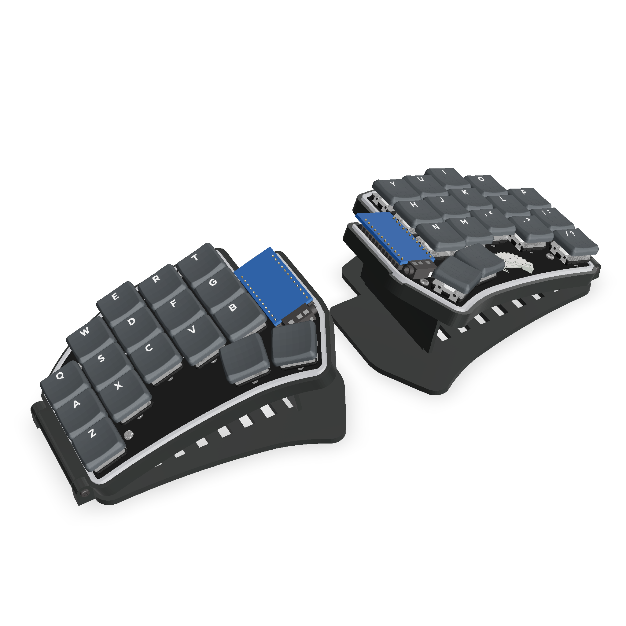 Custom Sweep Bling LP Keyboard