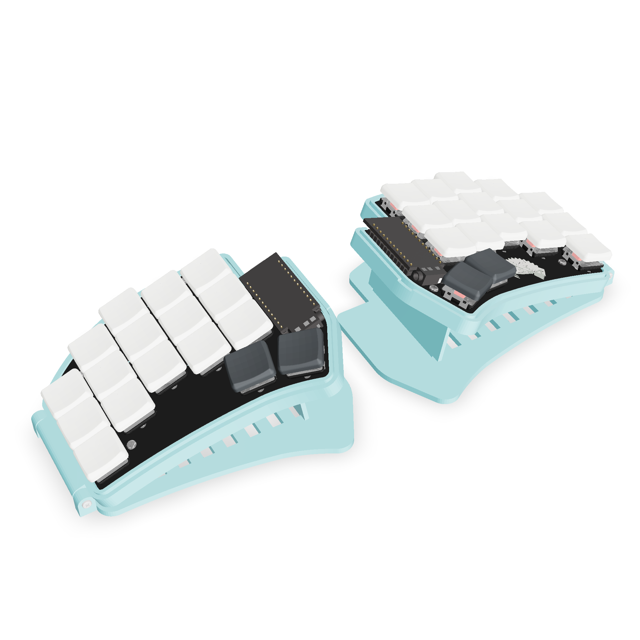 Custom Sweep Bling LP Keyboard