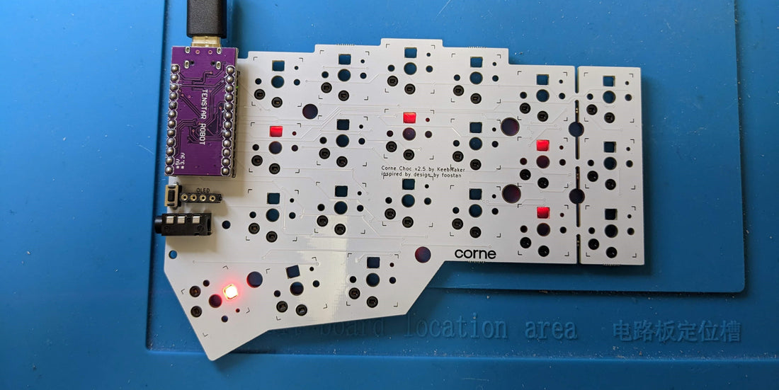 KeebMaker Corne Build Guide | DIY Assembly & Soldering Tips