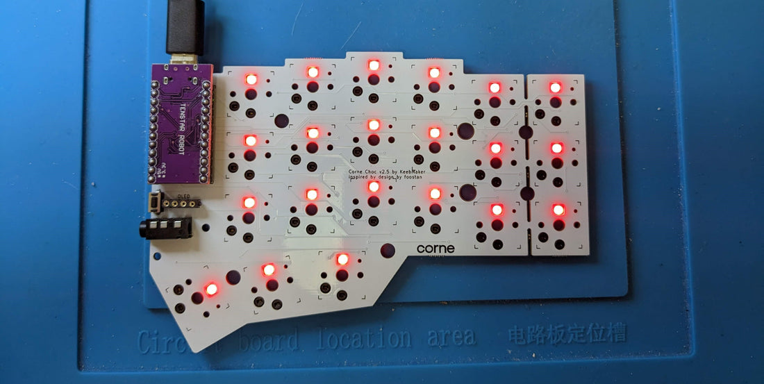 KeebMaker Corne Build Guide | DIY Assembly & Soldering Tips