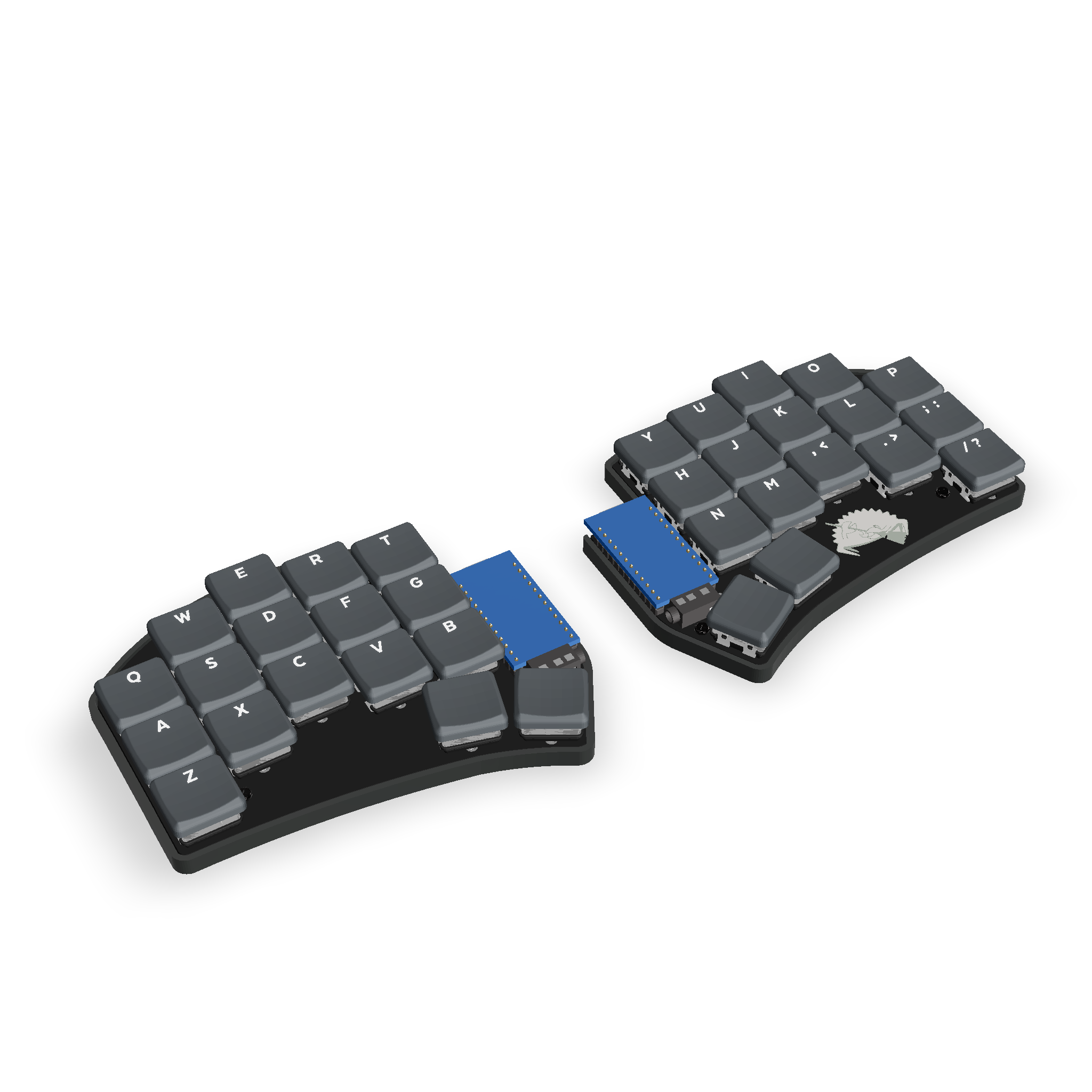 Custom Sweep Bling LP Keyboard