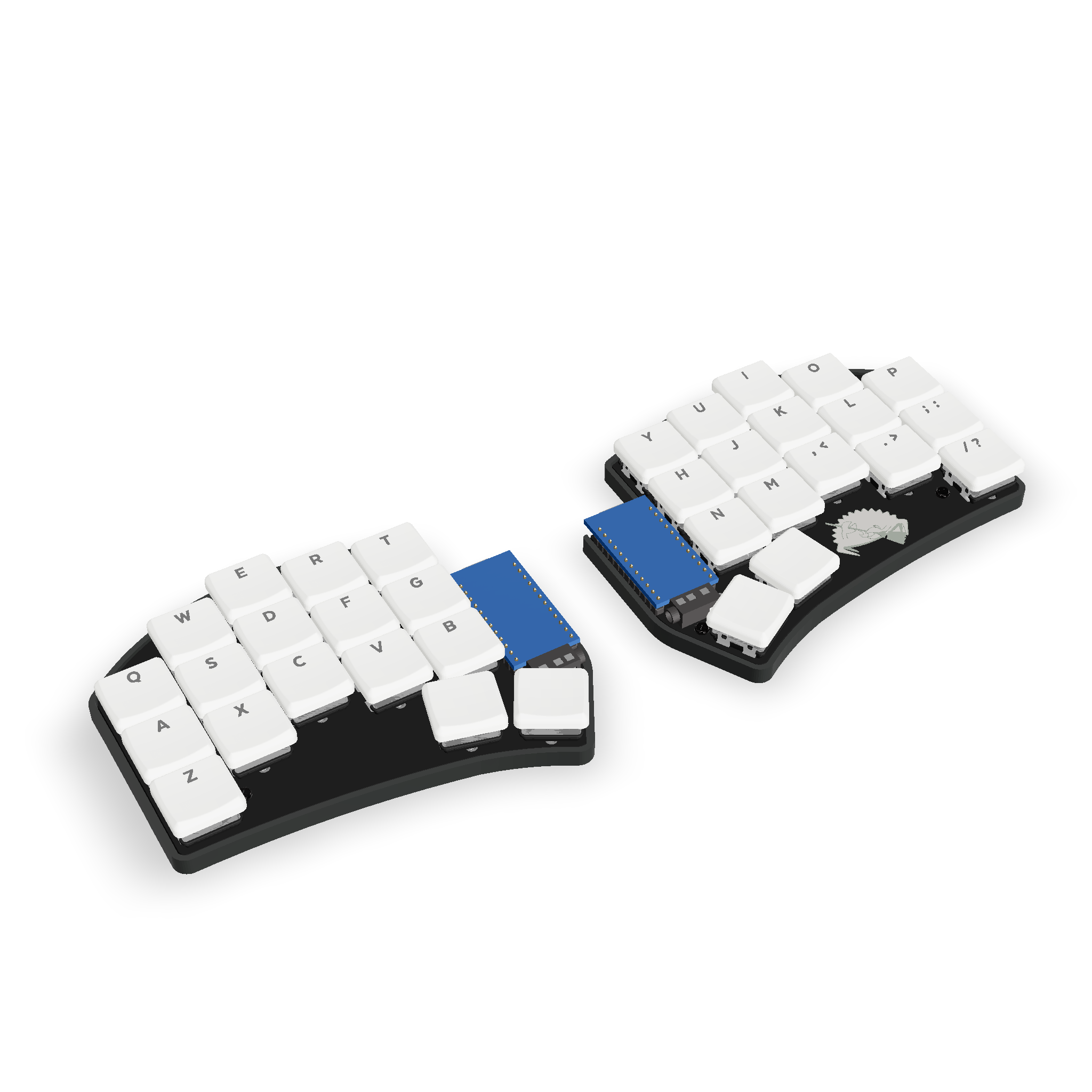 Custom Sweep Bling LP Keyboard