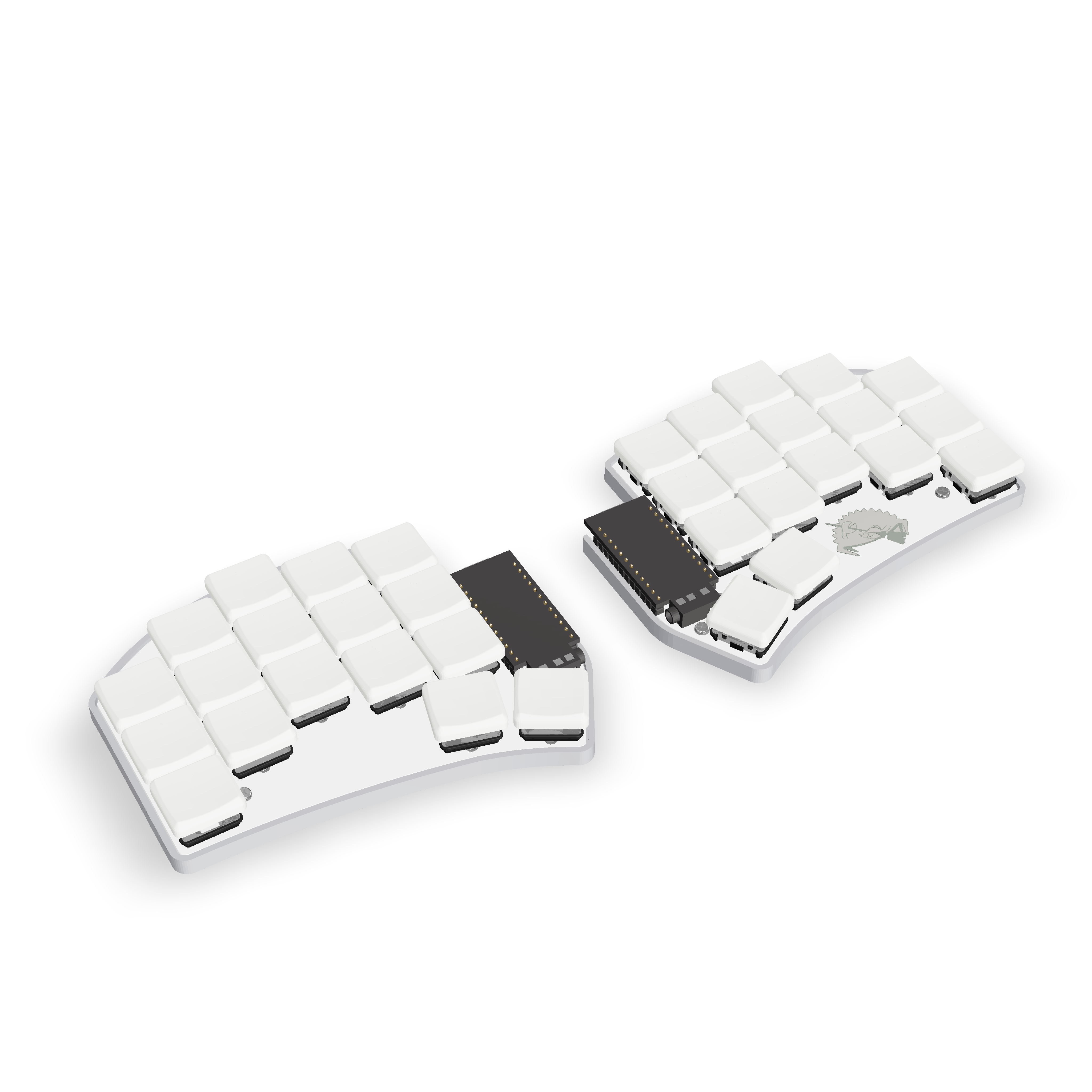 Custom Sweep Bling LP Keyboard