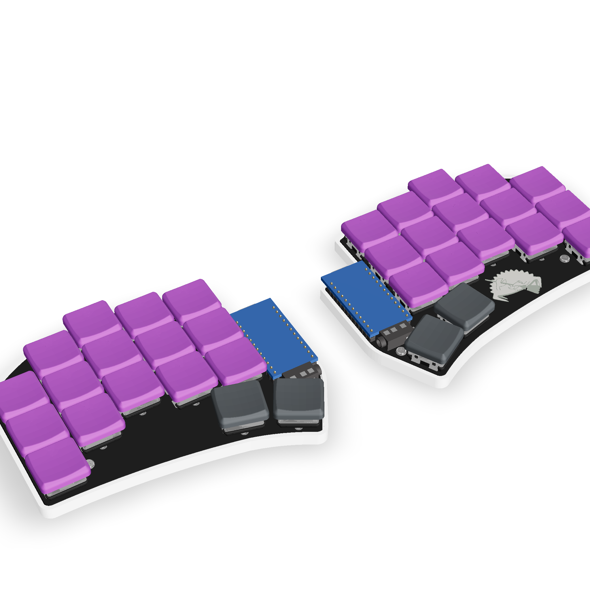 Custom Sweep Bling LP Keyboard