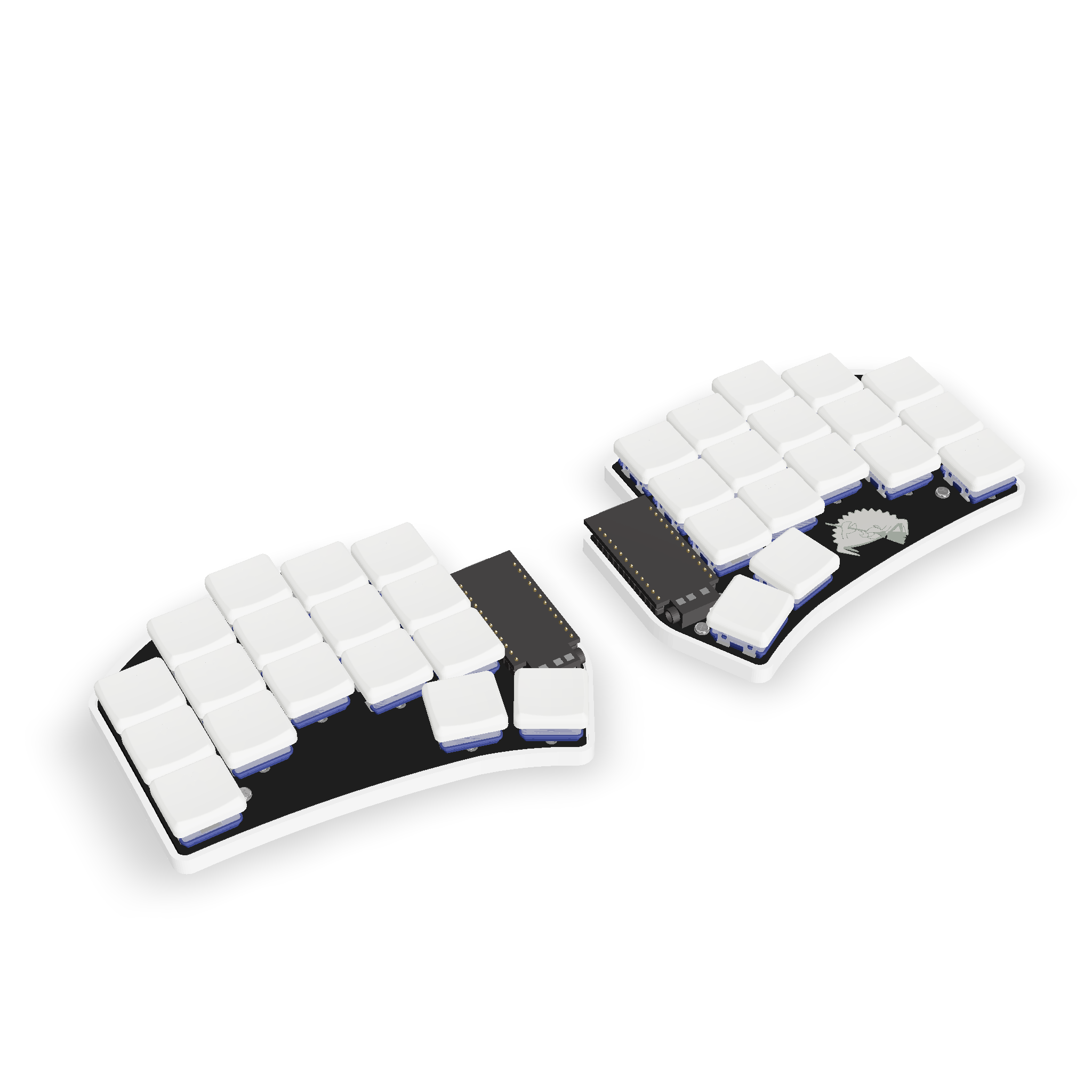 Custom Sweep Bling LP Keyboard