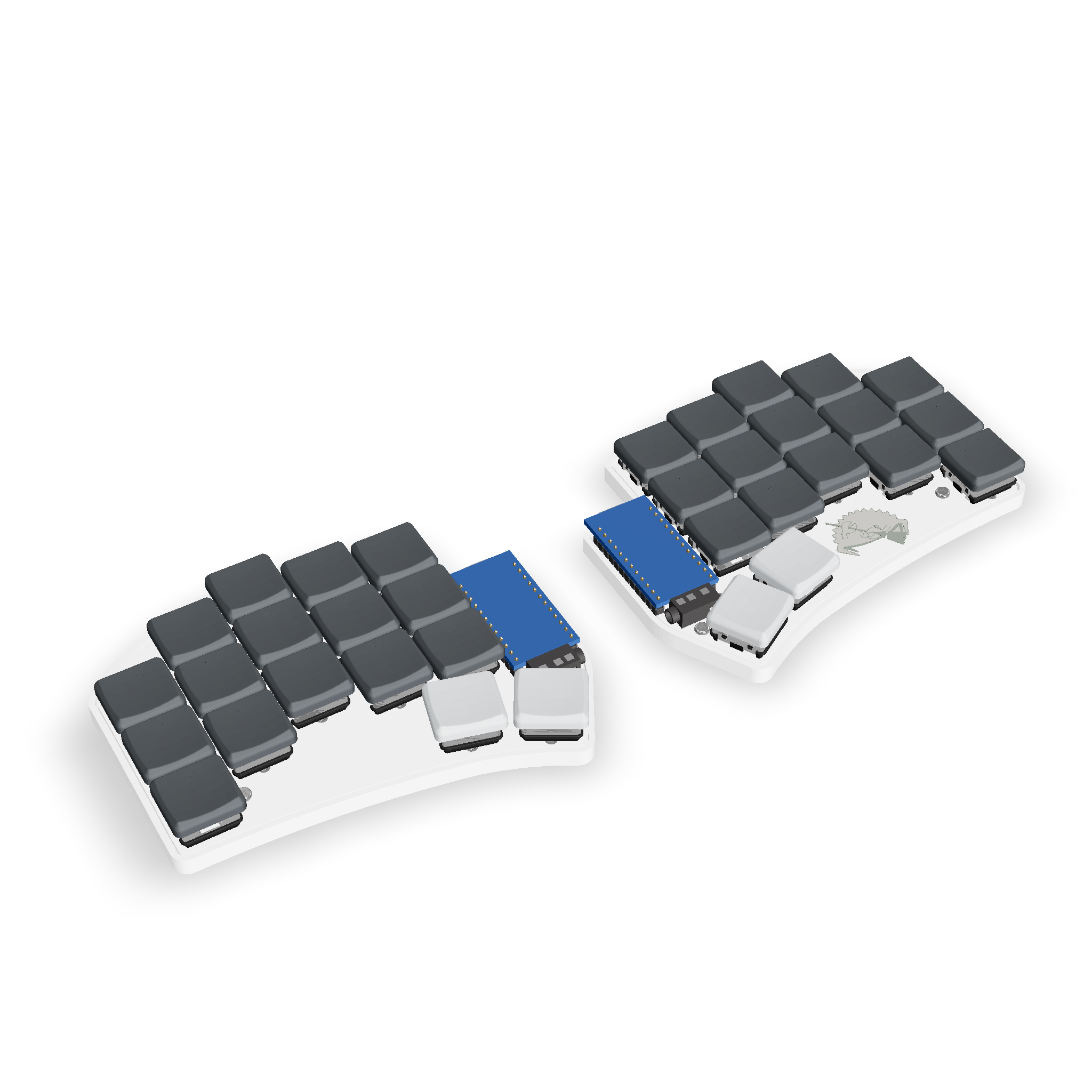 Custom Sweep Bling LP Keyboard